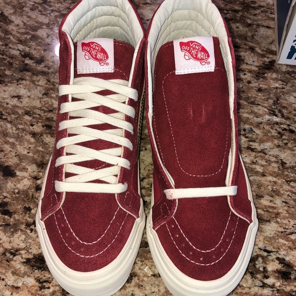 Vans | Shoes | Vans Og Sk8hi Lx Suede Canvas Sun Dried Tomato | Poshmark